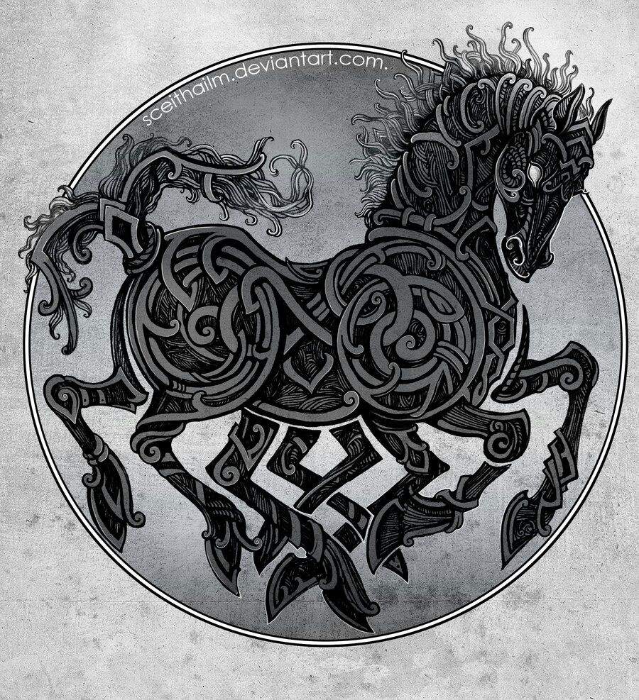 Sleipnir, el caballo de Odín - Mundo Vikingo